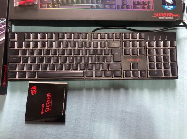 Teclado Mecânico Gamer Redarguir Surara Pro, RGB, Switch Redragon ...