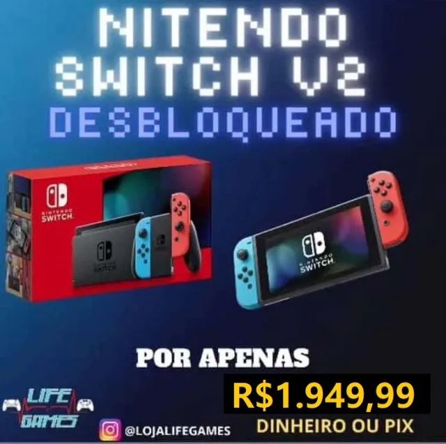 "nintendo switch v2" no Brasil