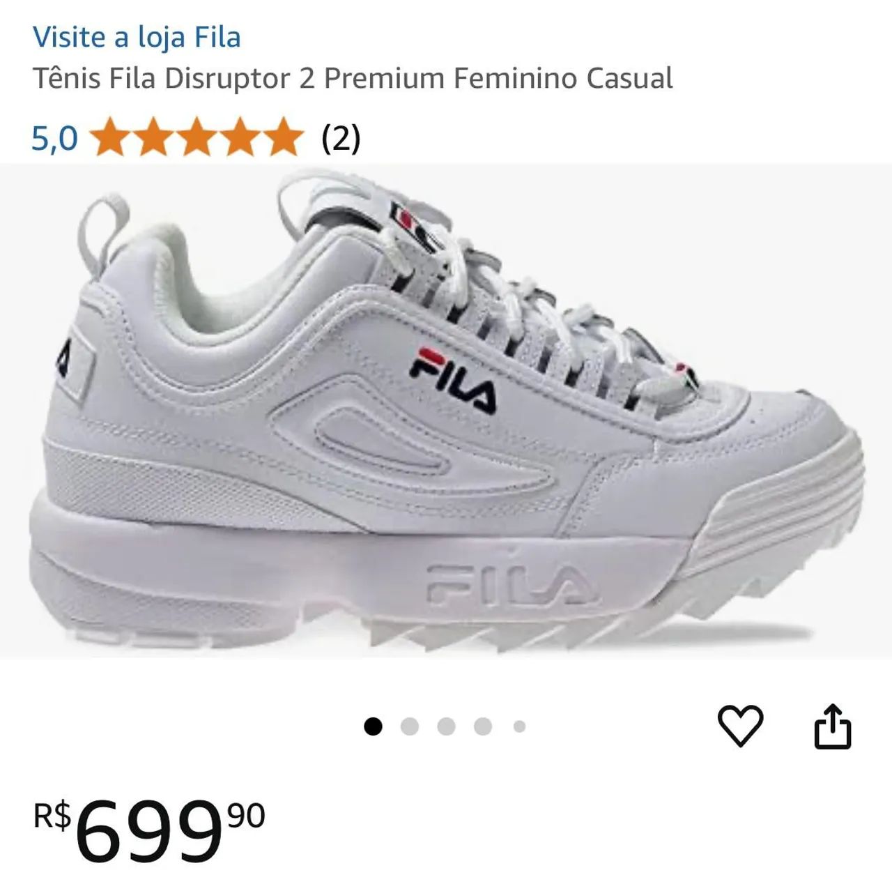 Fila disruptor olx store