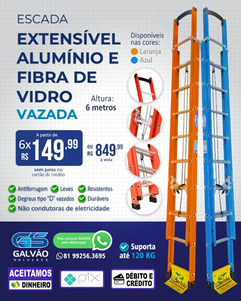 "escada 6 metros" no Brasil