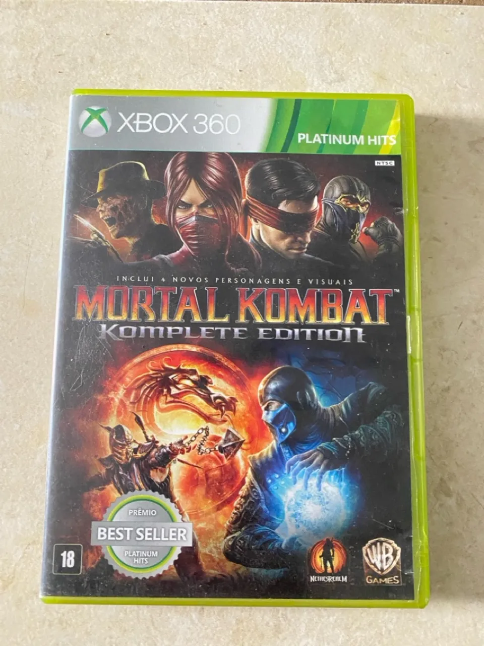 "mortal kombate xbox 360" no Brasil
