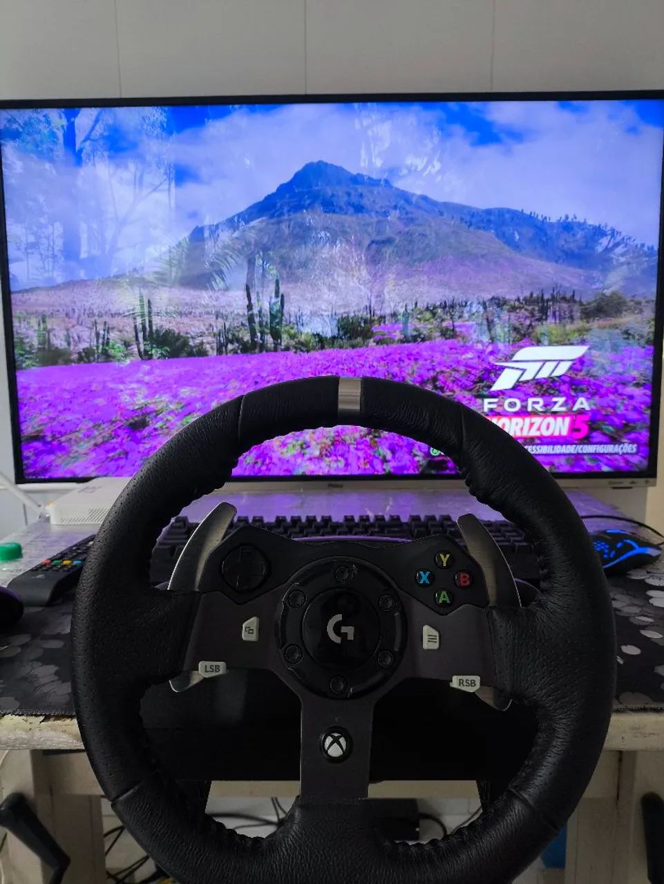 Volante Logitech G920 - Peças e Acessórios de Vídeo Game - Maria ...