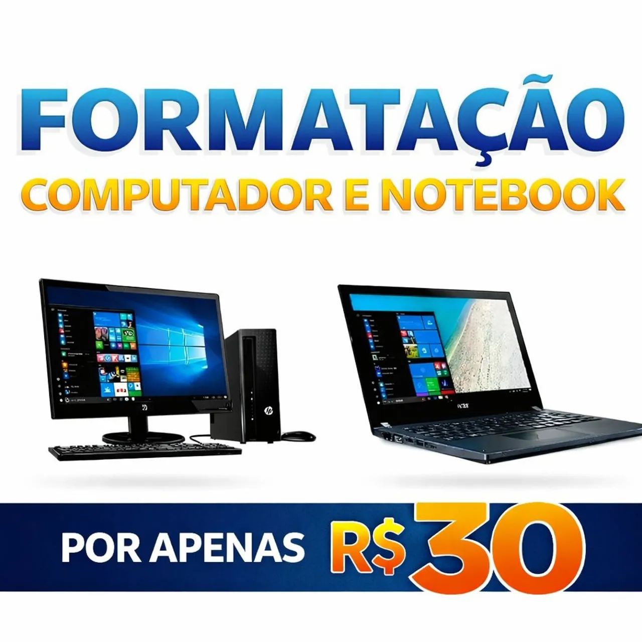 Formatação de notebook e computadores - Serviços - Santa Cândida ...