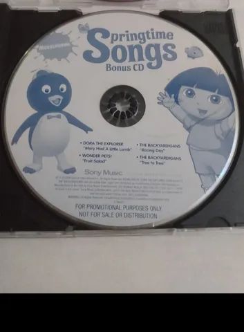 Cd Nickelodeon Springtime Song Bônus Cd Dora Backyardigans Ler ...