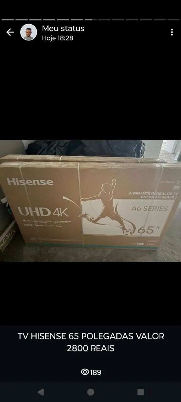 Televisão HISENSE 65 polegadas - TVs - Rio Vermelho, Salvador 1439487036 | OLX