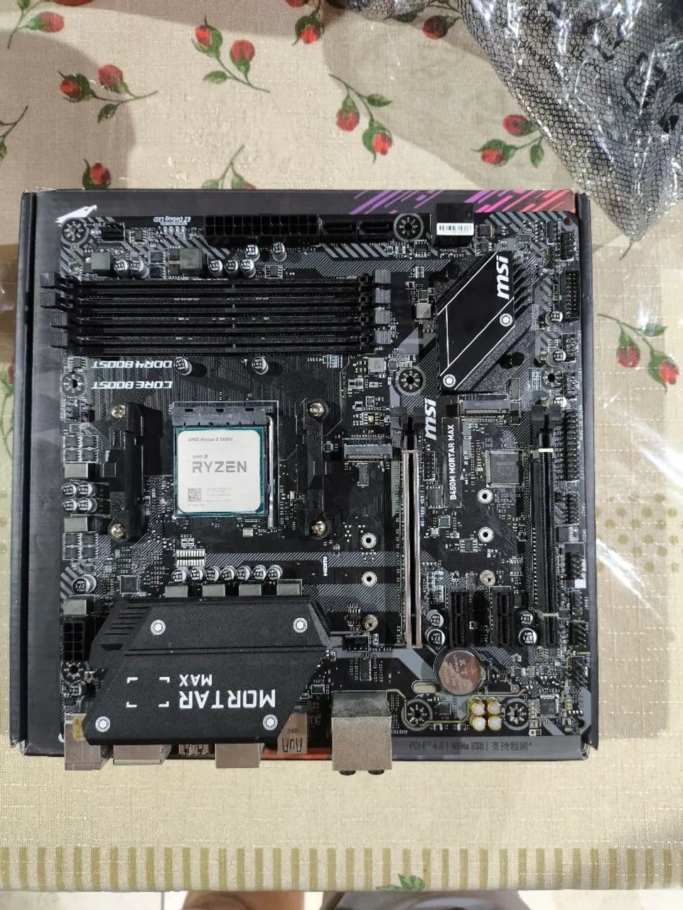 Placa mãe B450m Msi Mortar. Aceito Cartão - Peças de Hardware ...