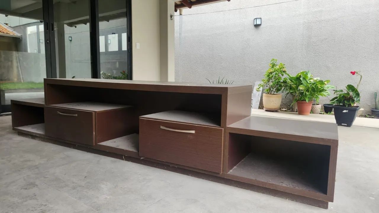 MÓVEL TIPO RACK PARA SALA EM PERFEITO ESTADO DE CONSERVAÇÃO - Racks e ...