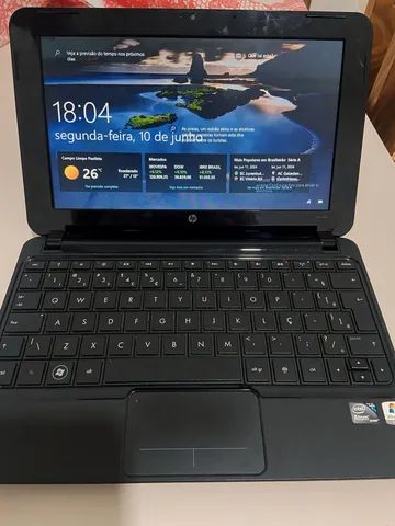 "mini notebook hp" no Brasil