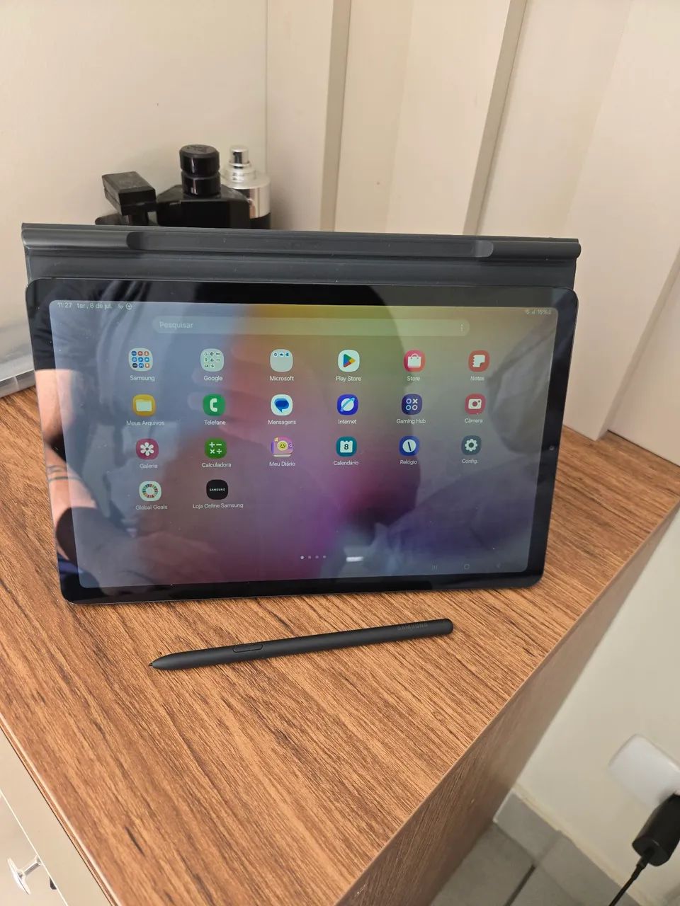 Tablet Samsumg Galaxy Tab S6 Lite 128GB - SM -P619 |4G + Wi-Fi |S Pen ...