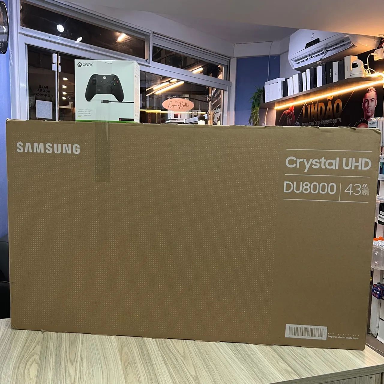 Loja física - TV Samsung Tudo em um GAME BOX 2024 c/ controle solar ...