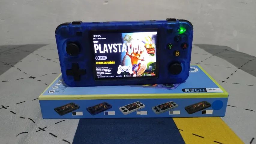 Console portátil retrô R36H Original, sistema ArkOS 2.0 atualizado ...