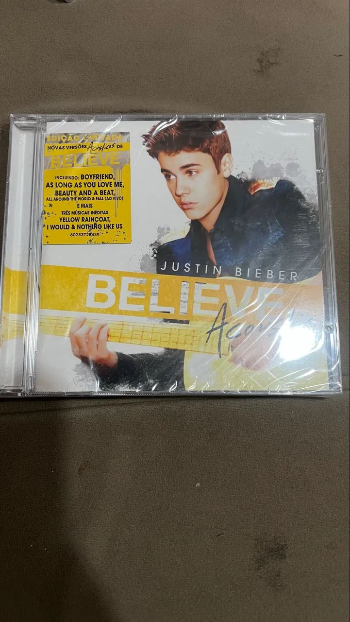 CD Justin Bieber Believe Acoustic - CDs, DVDs etc - Comendador Soares ...