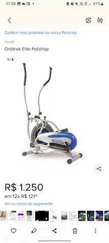 "aparelho orbitrek" no Brasil