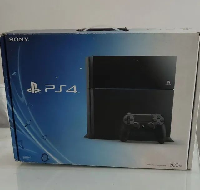 "console playstation 4 com 2 controles" no Brasil