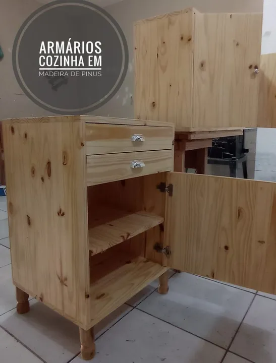 "moveis de madeira de pinus" - Móveis Para Organização no Brasil