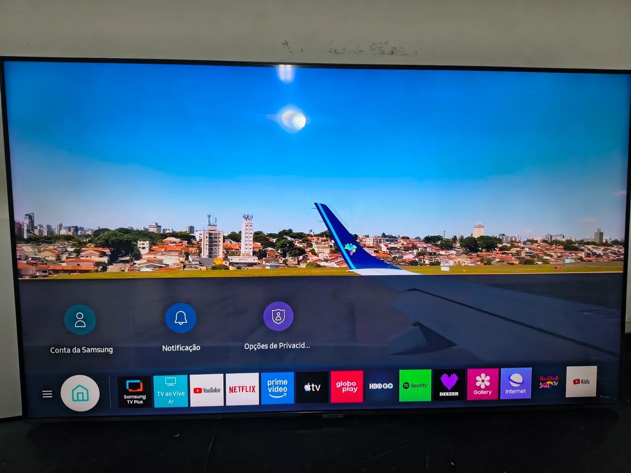 Tv led Samsung 55 polegadas 4k smartv wi-fi bluethooh YouTube Netflix ...