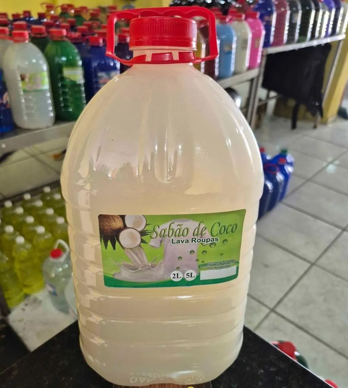 Sabão Caseiro Concentrado 5 Litros - Utensílios Para Banheiro e Limpeza ...