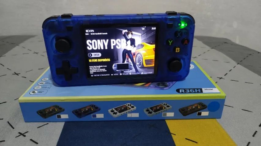 Console portátil retrô R36H Original, sistema ArkOS 2.0 atualizado ...