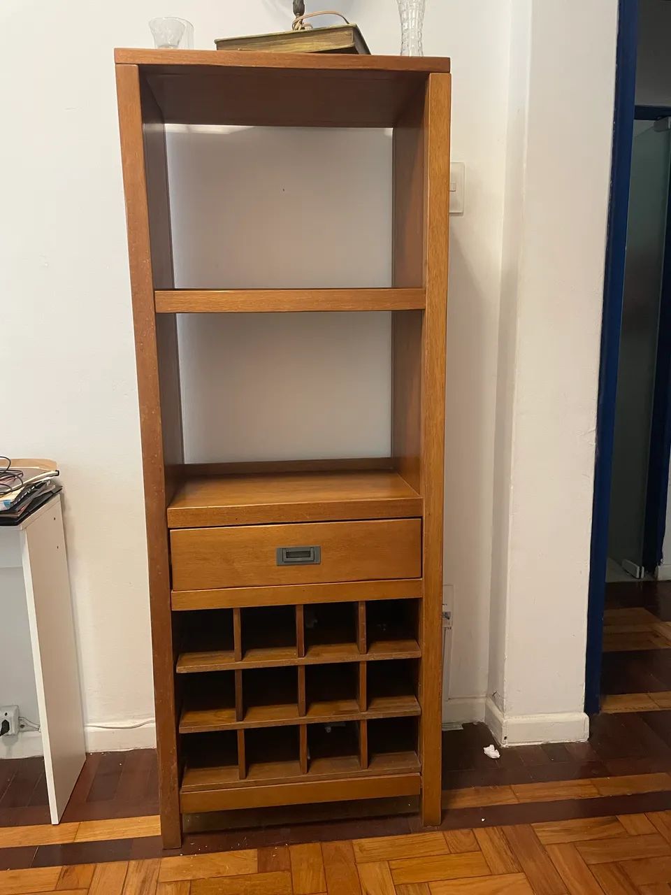 Grande móvel bar Tok Stok madeira maciça - Móveis Para Organização ...