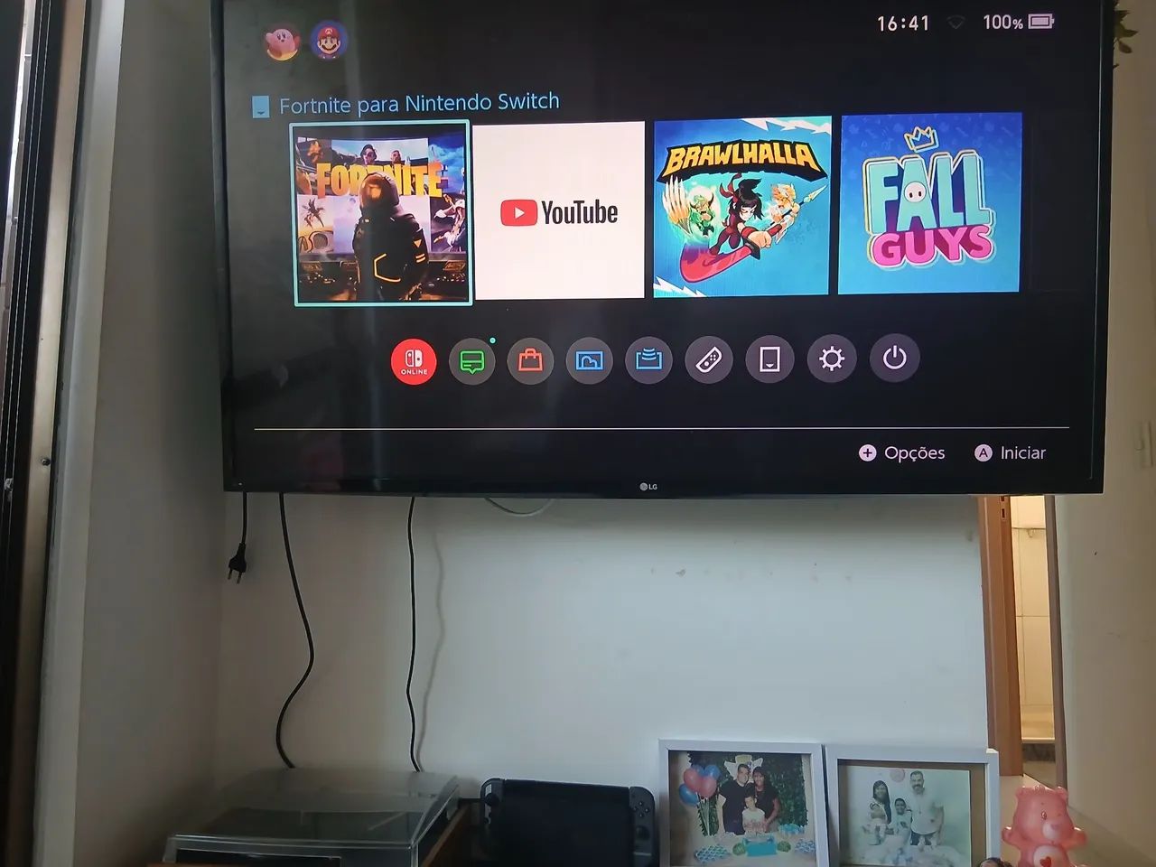 Nintendo Swich Oled Desbloqueado edição especial Super Smash Bros ...