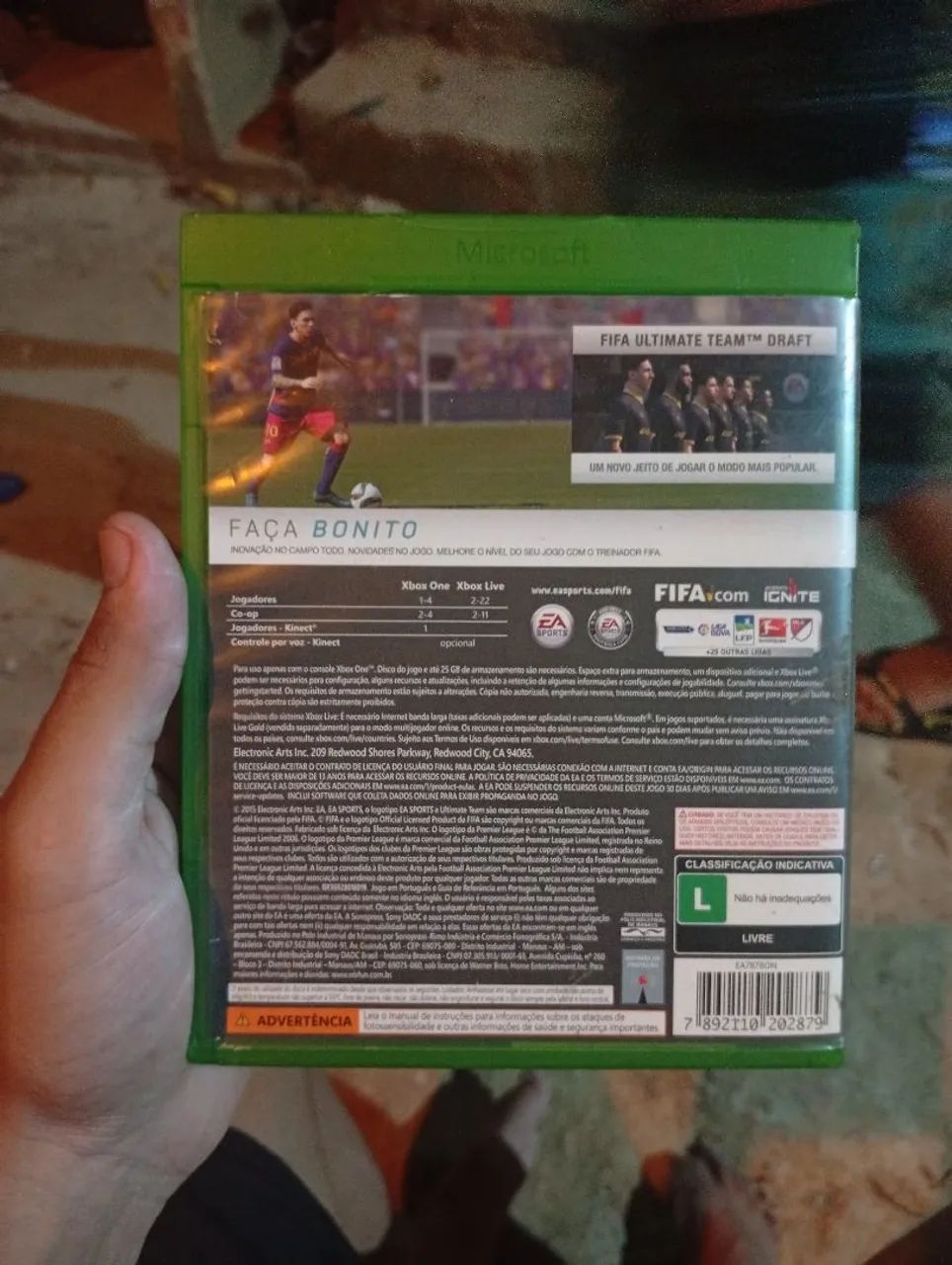 FIFA 16 SEMI NOVO XBOX ONE APENAS HJ - Jogos de Vídeo Game - Santa Cruz ...