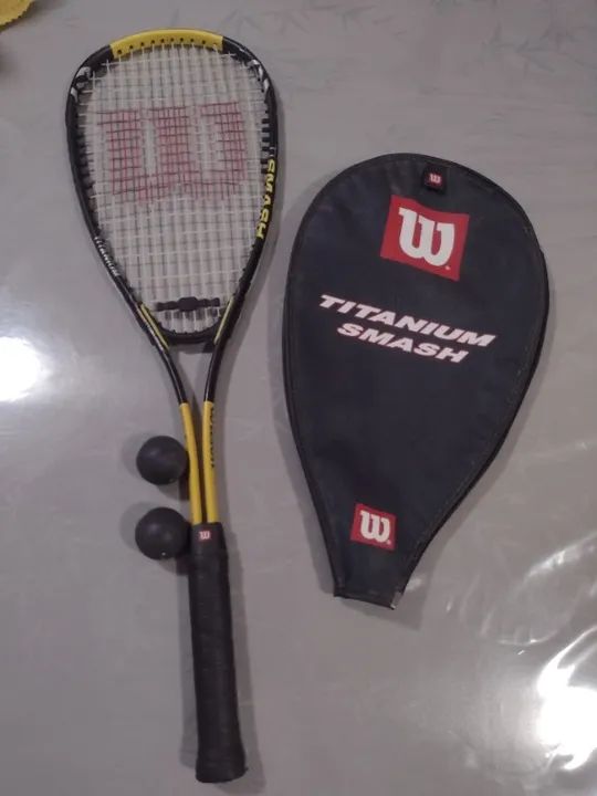 Raquete Squash Wilson Titanium - Esportes de Quadra e Ao Ar Livre ...