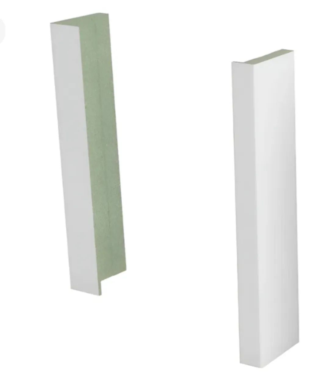 Kit guarnição Alizar 5cm. Branco. Melaminico. Regulagem de 11 a 15 cm ...