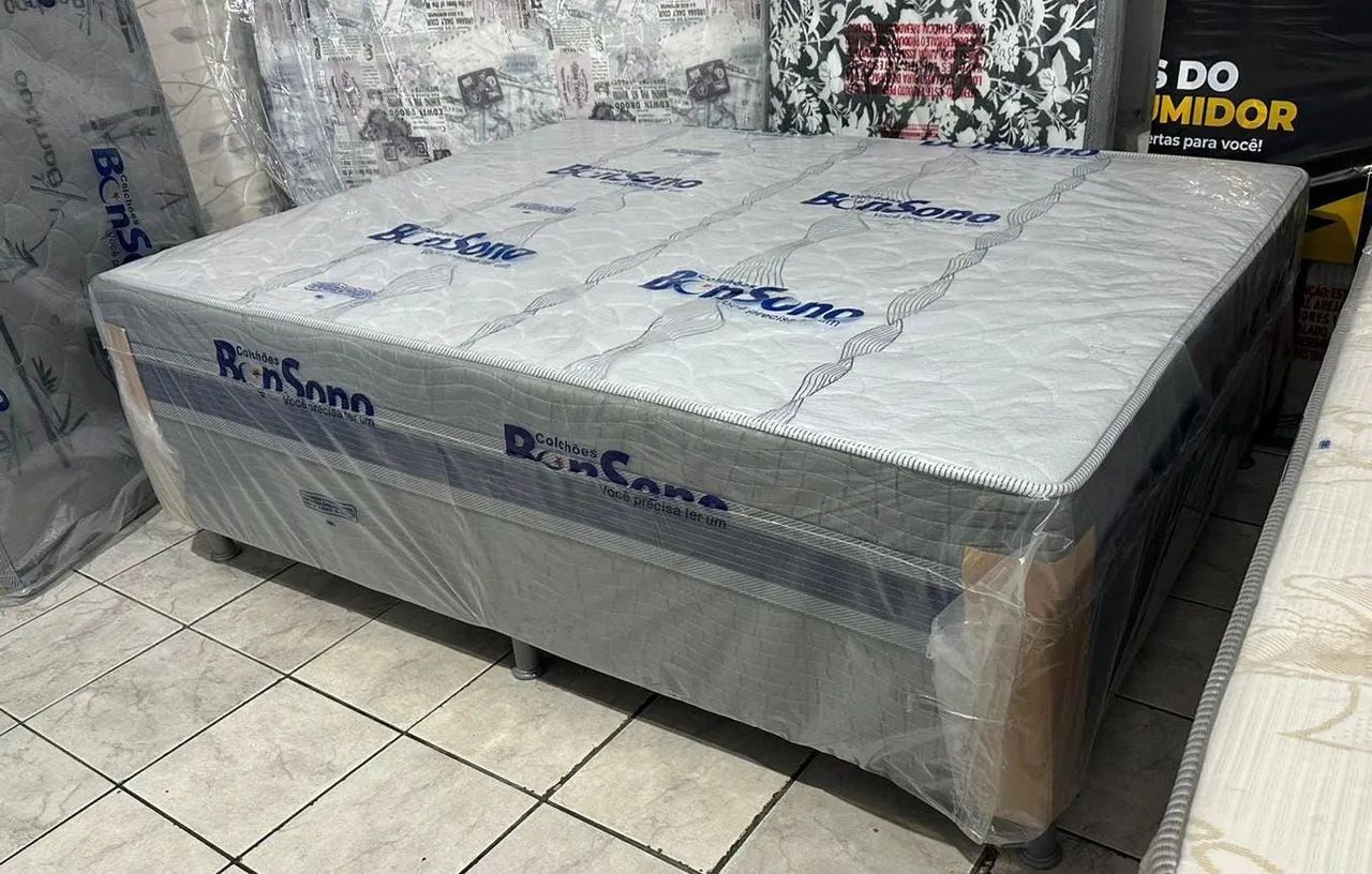 Cama Casal UniBox Melinda BonSono À Pronta Entrega! Aceitamos Cartões! - Camas e Colchões ...