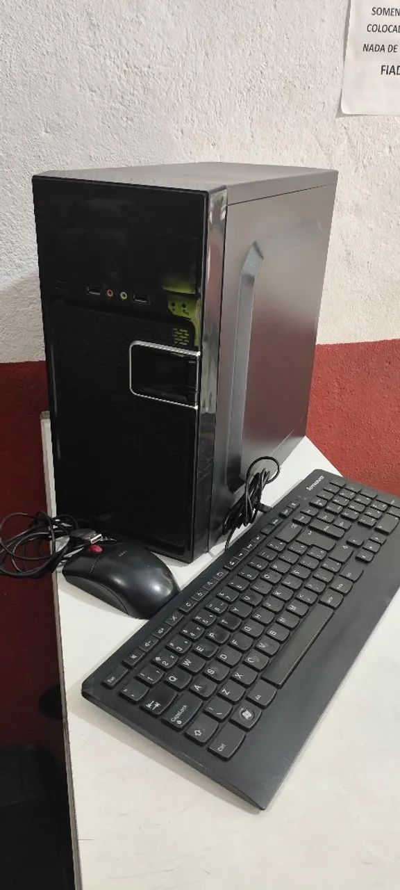 Computador core 2 duo, 4 gb ram, 1000 jogos SNES e arcade, trabalho e ...