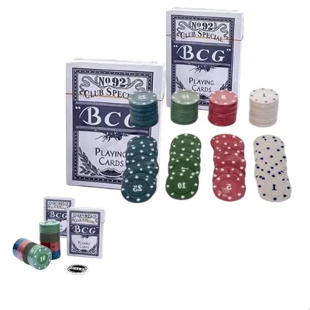 Kit Poker com fichas + baralho bcg special - Hobbies e coleções ...