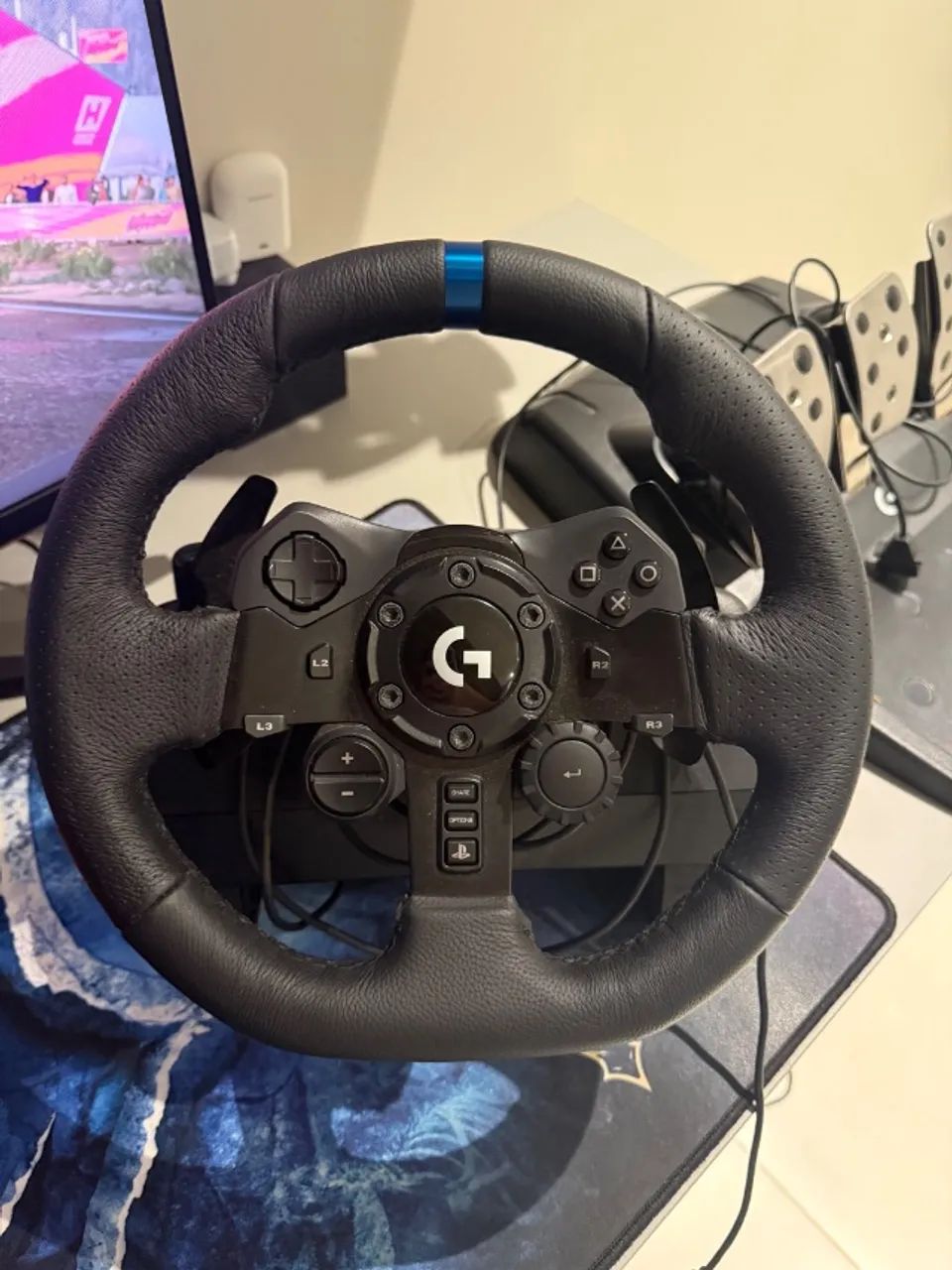 Volante Logitech G923 para PS5, PS4 e PC - Peças e Acessórios de Vídeo ...