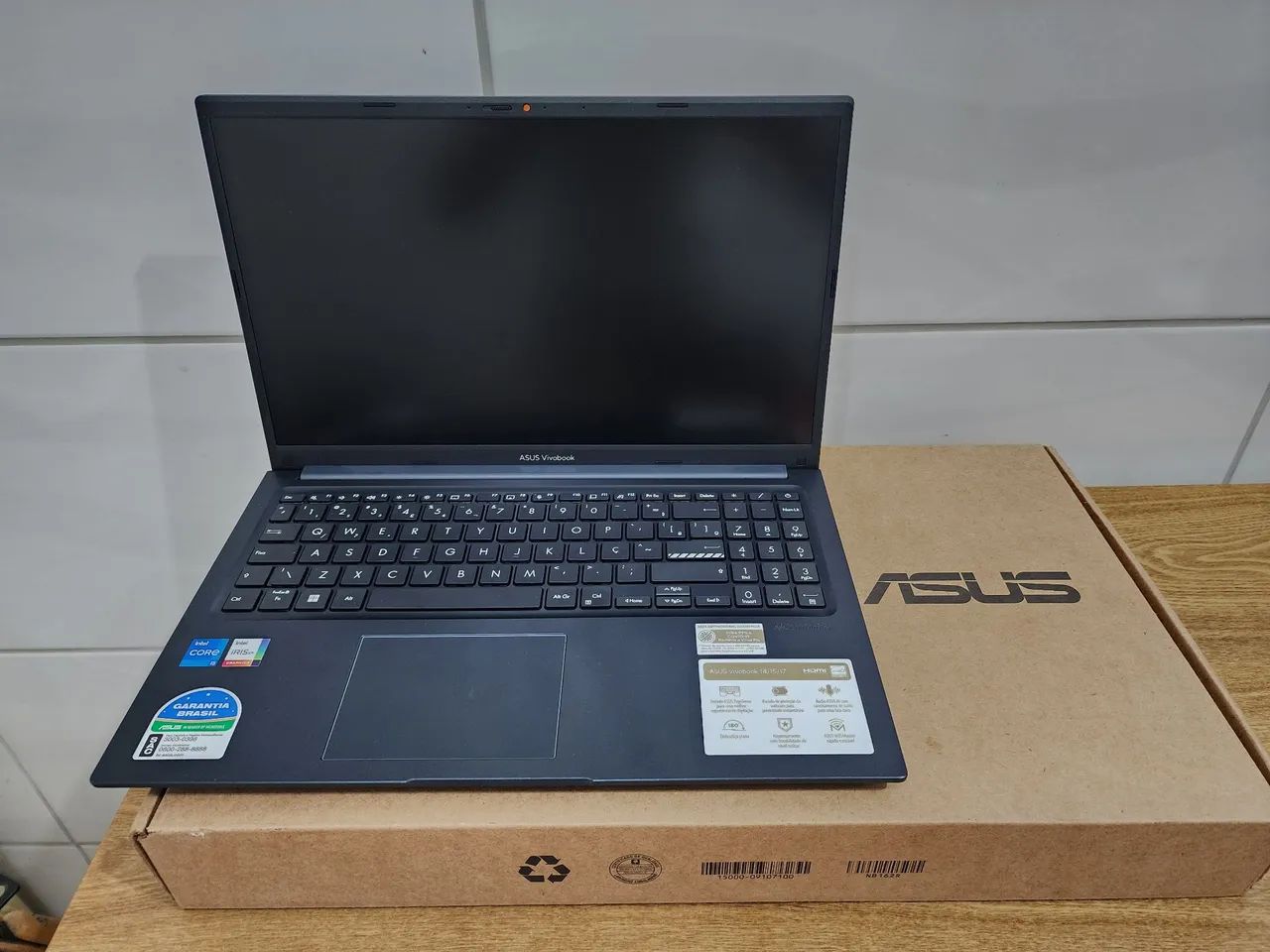 Vendo Notebook ASUS Vivobook, tela de 15, ram 8GB ssd 512GB I5- Azul ...