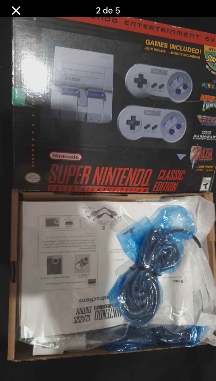 Super Nintendo Classic Mini - Consoles de Vídeo Game - Curió-Utinga ...