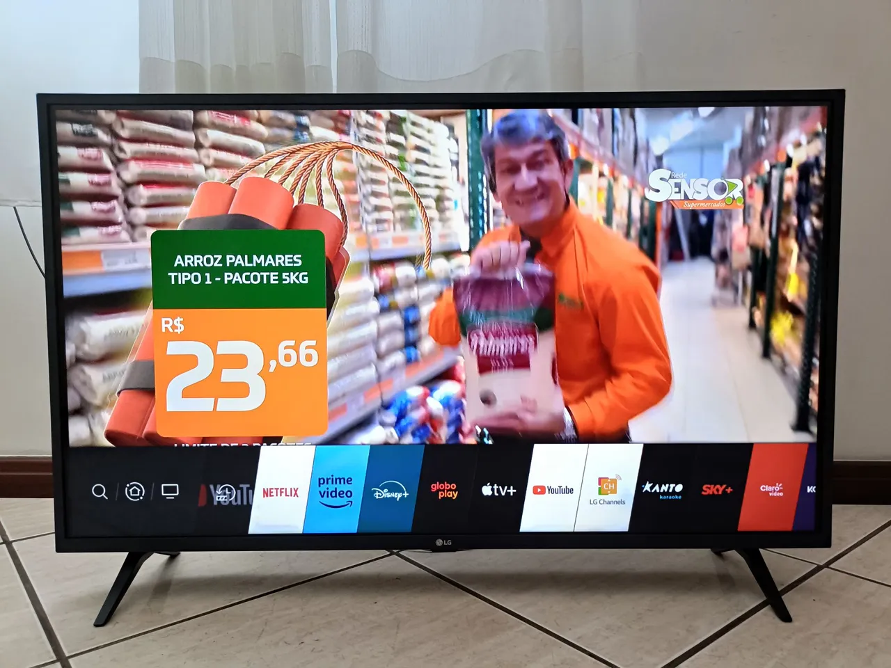 "tv smart 43 polegadas lg" - TVs no Brasil