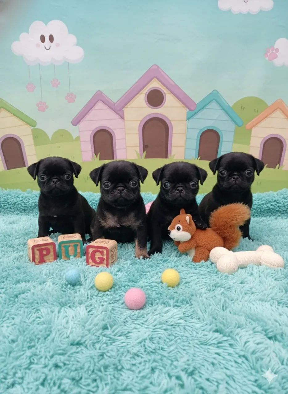 Filhotes de Pug - Cachorros - Vila Cristóvam, Limeira 1445930397 | OLX