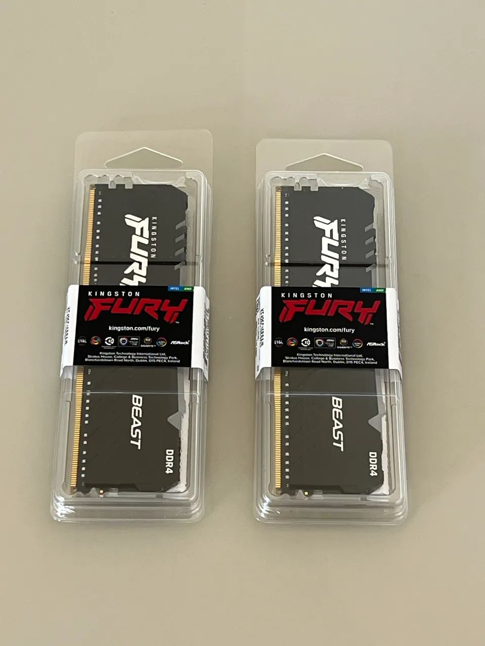 Memória Kingston Fury Beast 8gb ddr4 2666mhz RGB - Memória RAM ...