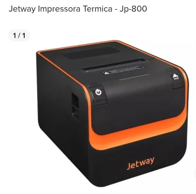 Impressora térmica Jetway JP-800 - Periféricos e Acessórios de Computador - Zumbi do Pacheco ...