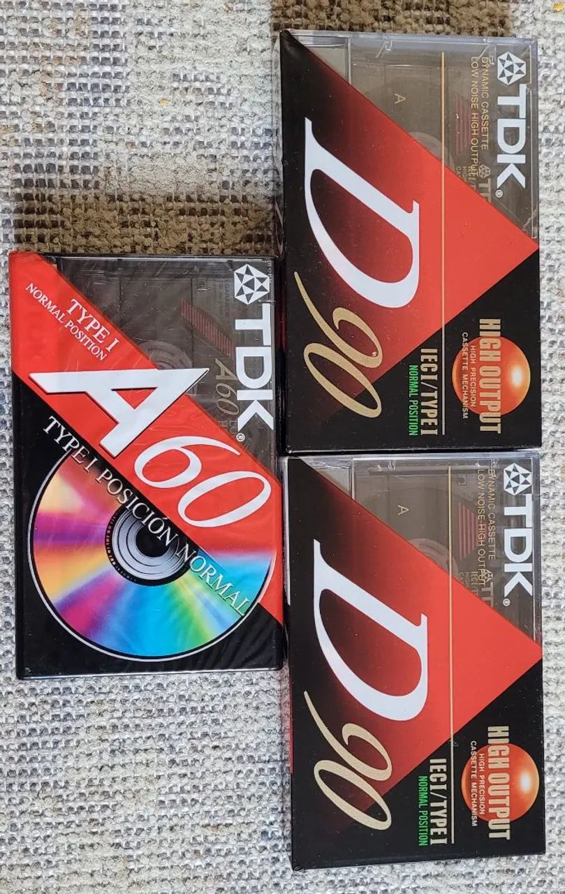 Fitas Cassetes Lacradas Chrome e Normal - CDs, DVDs etc - Catete, Rio ...