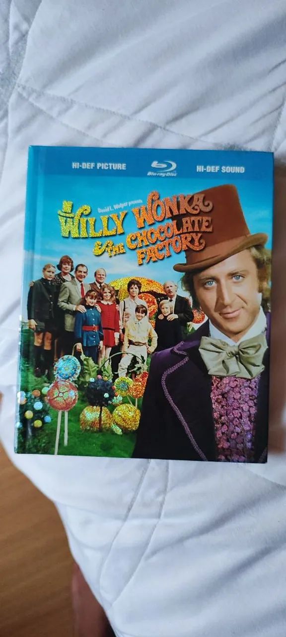 Blu Ray Digibook Fantástica Fábrica Chocolate 1971 - DVD, Blu-Ray e ...