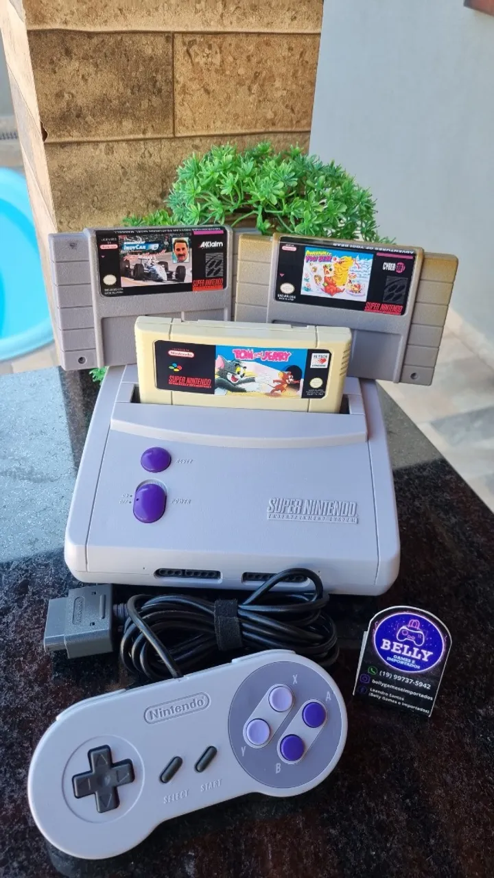 "super nintendo antigo" no Brasil