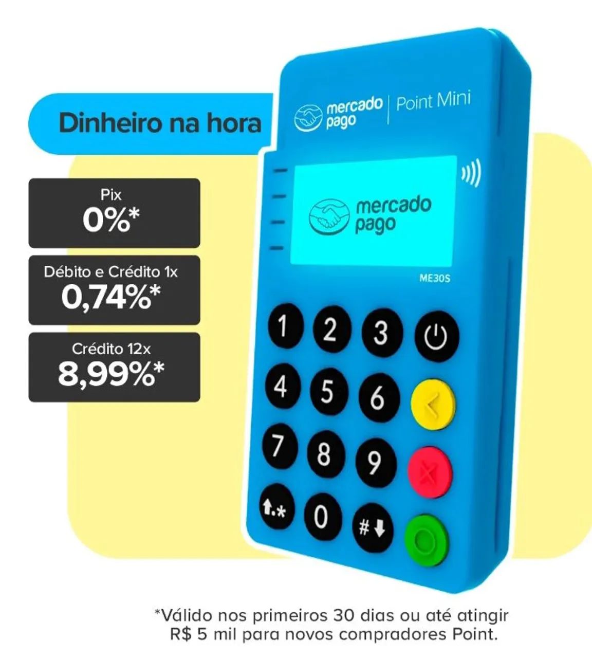 Maquininha Mini Point Mercado Pago - Equipamentos Para Comércio ...