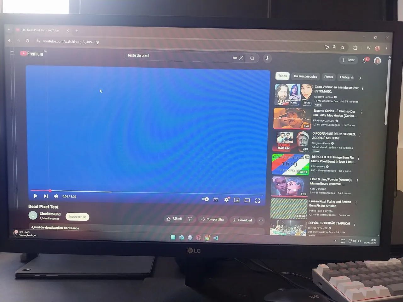 Monitor LG 24 polegadas Full HD - Monitores - Cidade Universitária ...