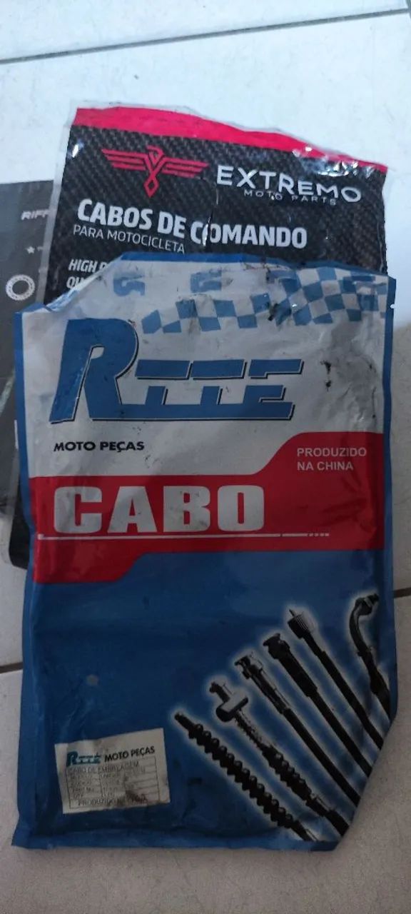 Kit Relação RIFFEL com Retentor Yamaha Lander + Cabo de Embreagem ...