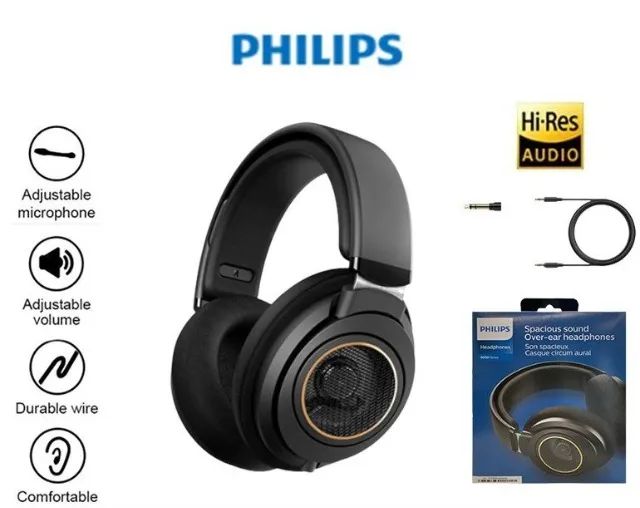 Fone Headset Philips Shp9600 Com Drivers 50mm P2 32ohm 200mw HiFi ...