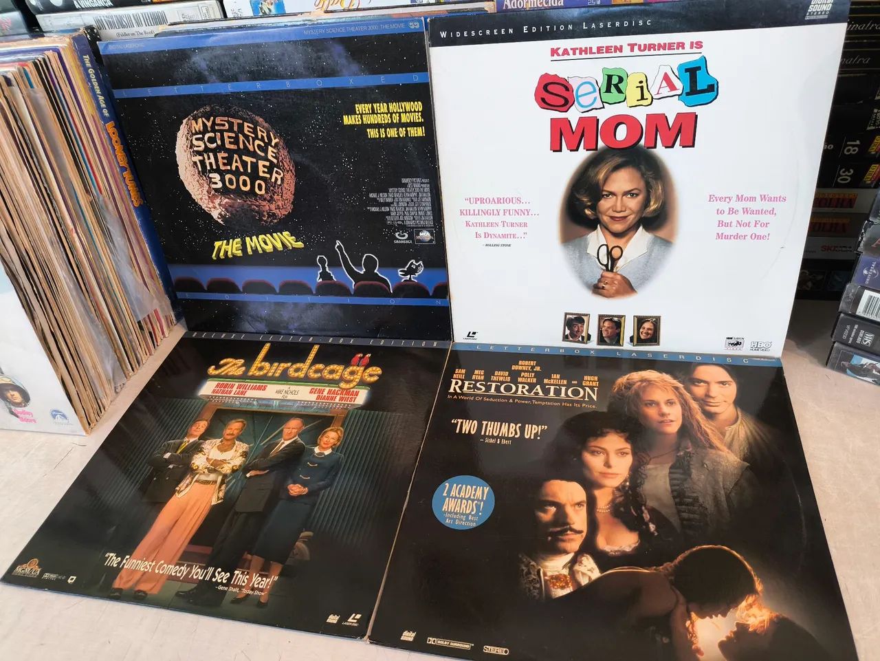 Laserdisc de diversos gêneros e épocas promoção 80 cada (3 por 200 ...