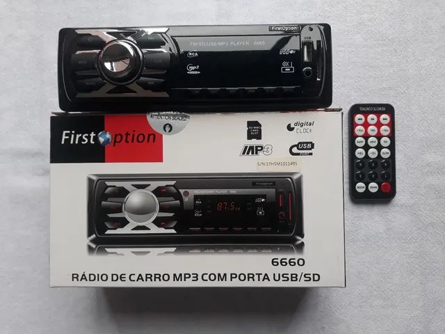 "radio first option" no Brasil