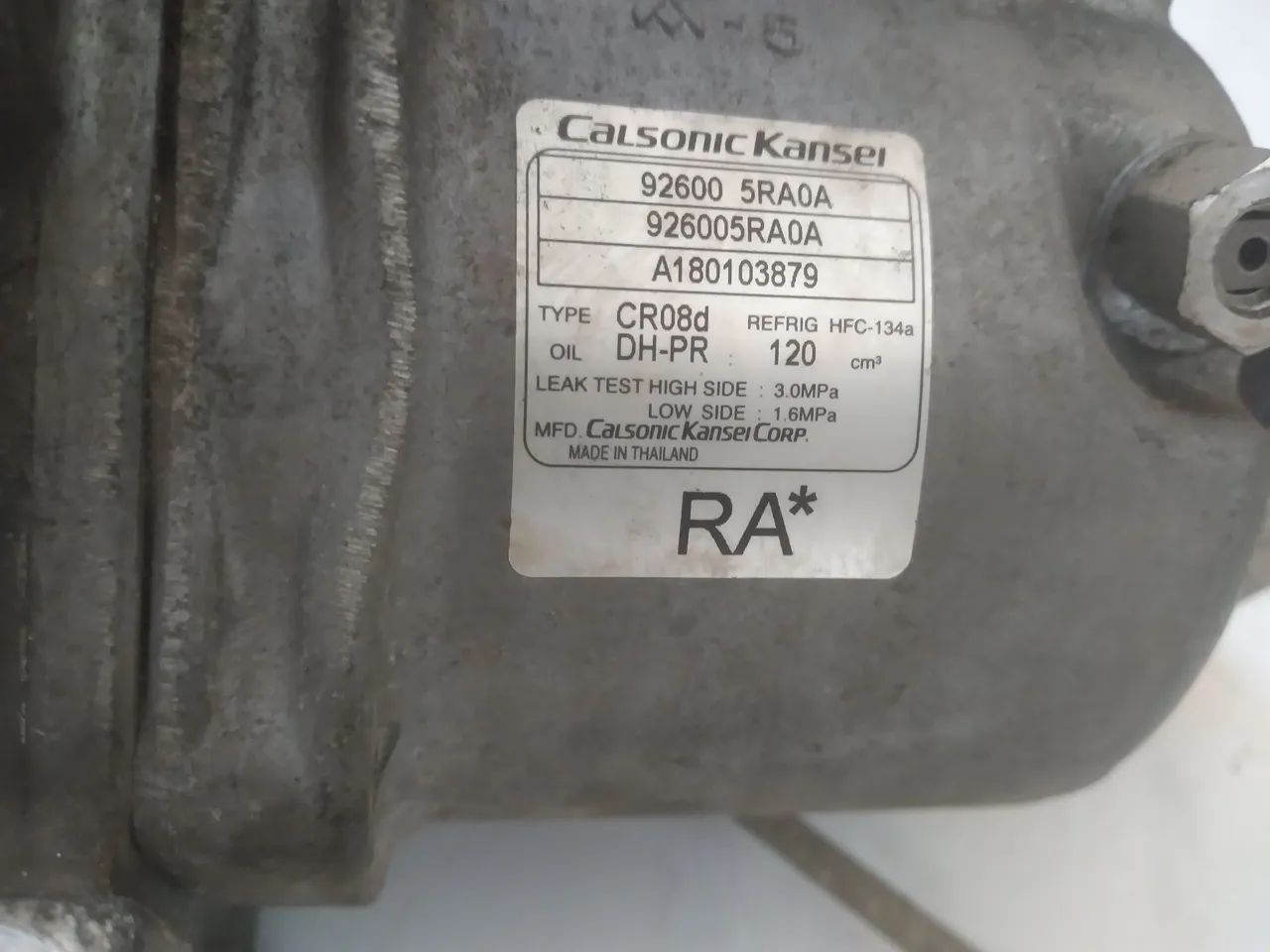 Compressor de Ar Condicionado Calsonic Kansei CR08d Renault, Nissan ...