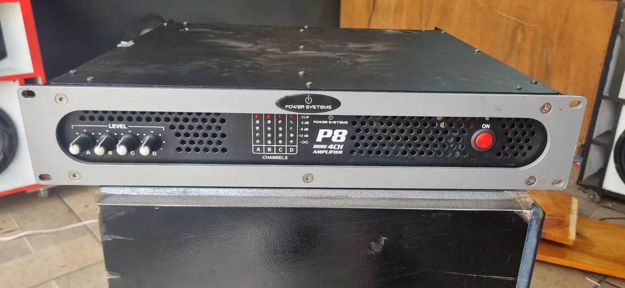 Amplificador Power Systems P8 4 canais - Aparelhos de Som - Jardim ...