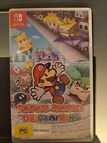 "paper mario origami" no Brasil