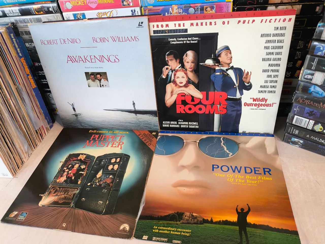 Laserdisc de diversos gêneros e épocas promoção 80 cada (3 por 200 ...